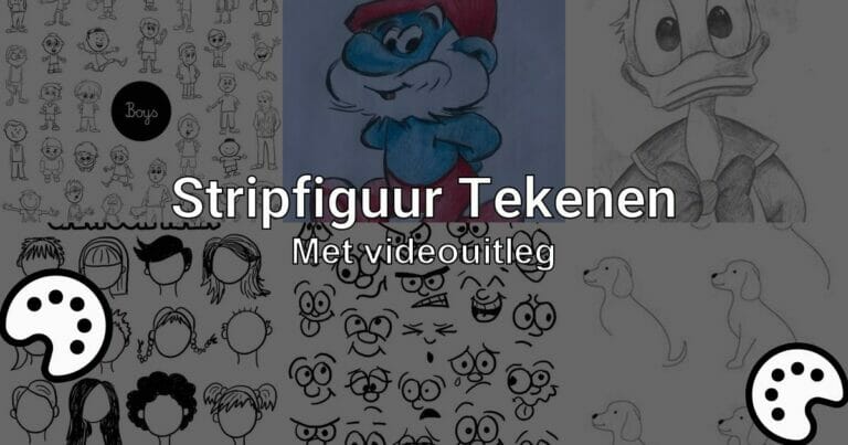 Stripfiguur Tekenen Met Videouitleg Tekenennu